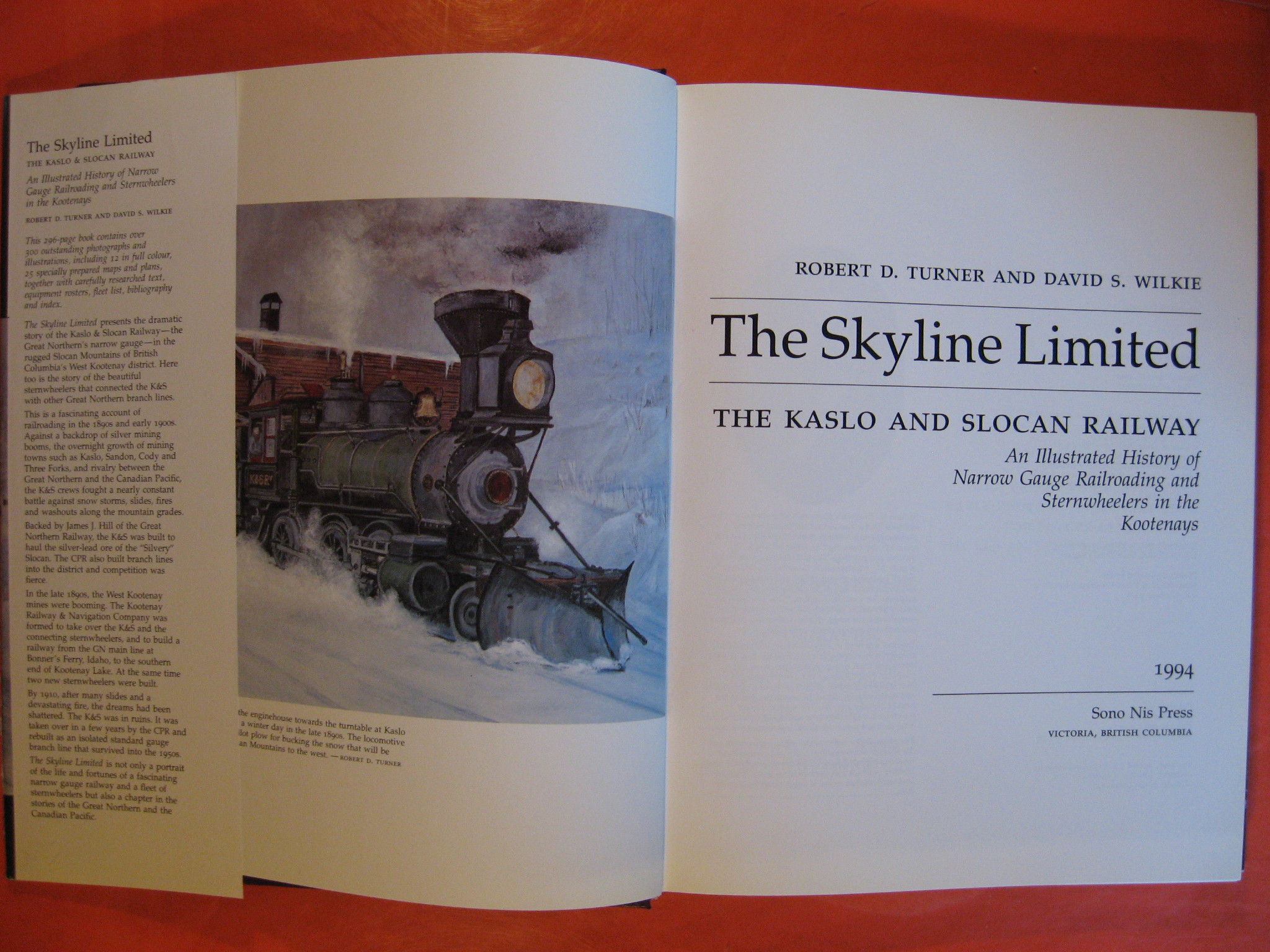 The Skyline Limited : The Kaslo and Slocan Railway Narrow Gauge ...
